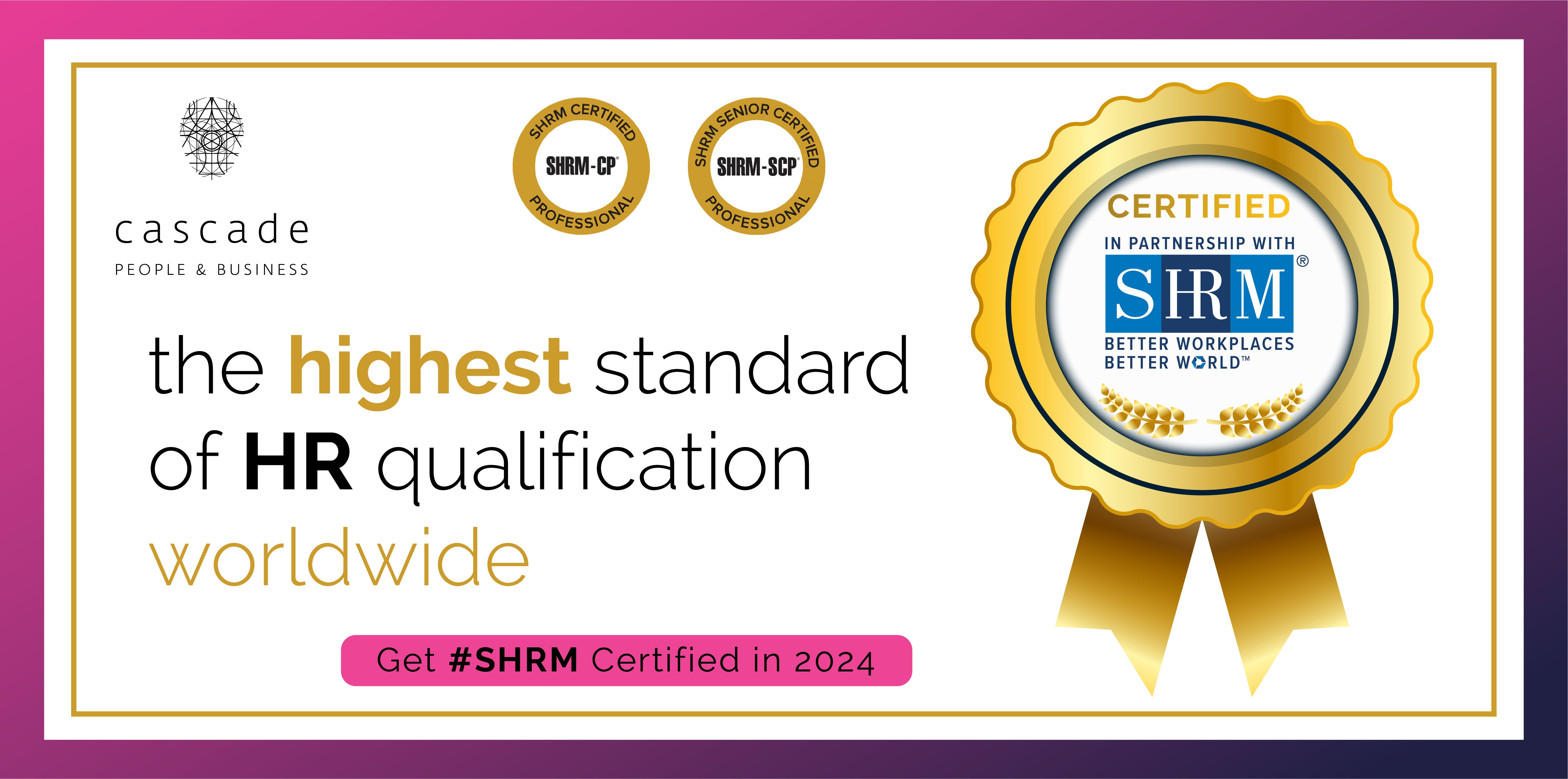 SHRM HR Certification in Armenia | Cascade People & Business